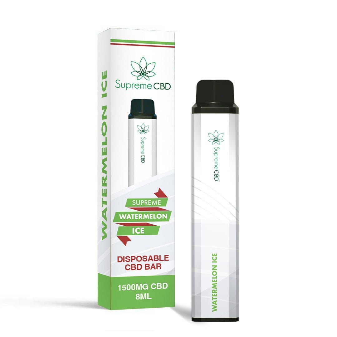 Supreme CBD 1500mg Disposable Vape @ THWC Ltd